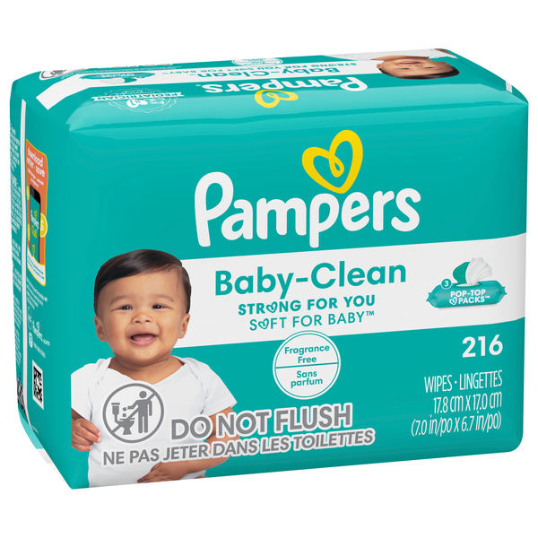 Pamper Wipes Complete Clean, Unscented | Hy-Vee Aisles Online Grocery ...