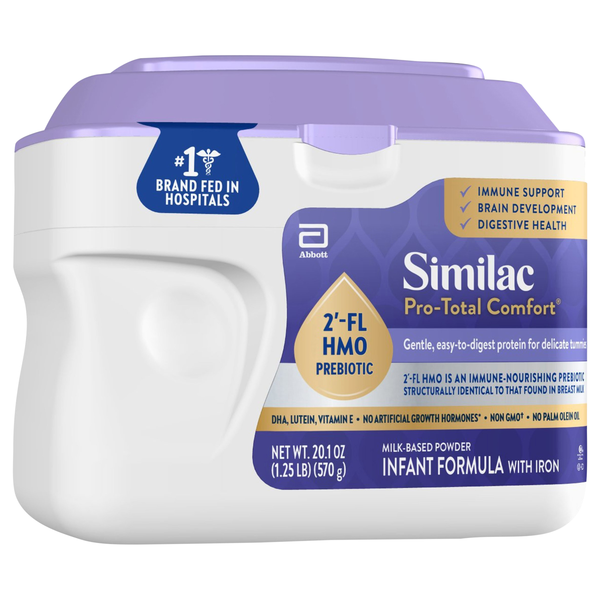 Similac Pro-Total Comfort Infant Formula, Milk Based Powder With Iron ...