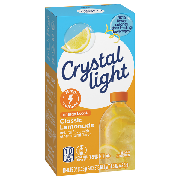 Crystal Light OTG Energy Lemonade 10 Count | Hy-Vee Aisles Online ...