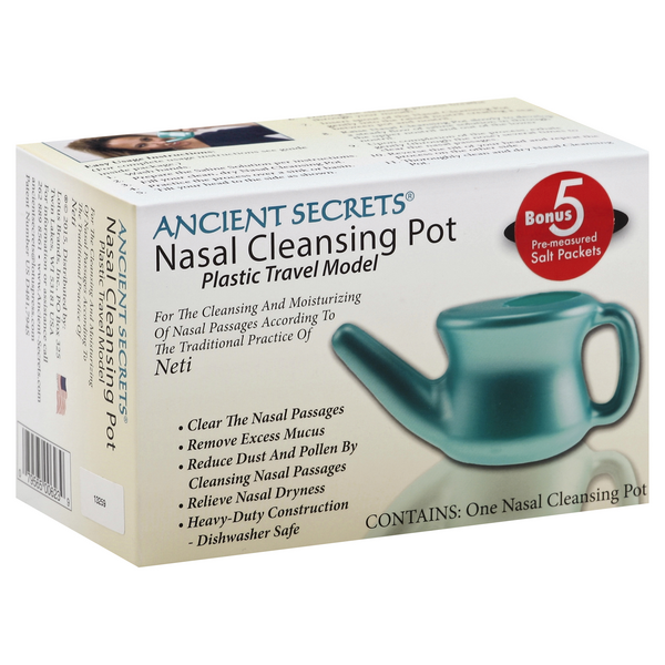 Ancient Secrets Nasal Cleansing Neti Pot | Hy-Vee Aisles Online Grocery ...
