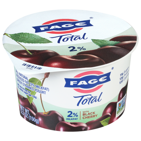 Fage Total 2% Lowfat Greek Strained Yogurt with Black Cherry | Hy-Vee ...