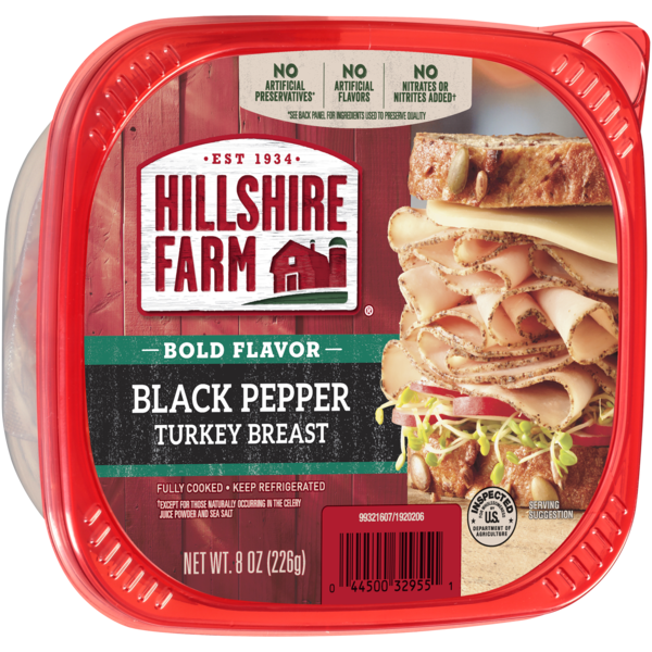Hillshire Farm Bold Black Pepper Turkey Breast | Hy-Vee Aisles Online ...